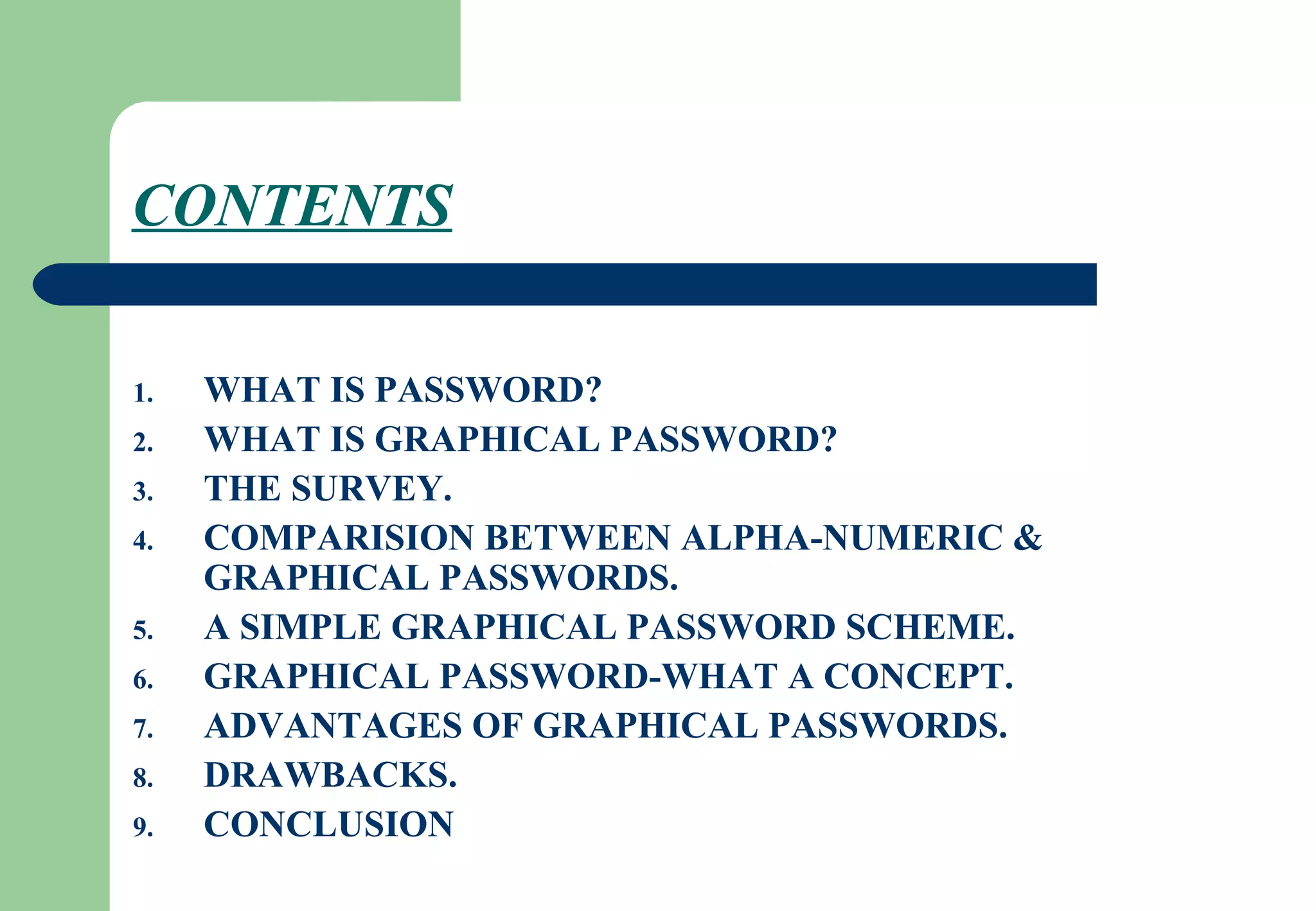Graphical password | PPT