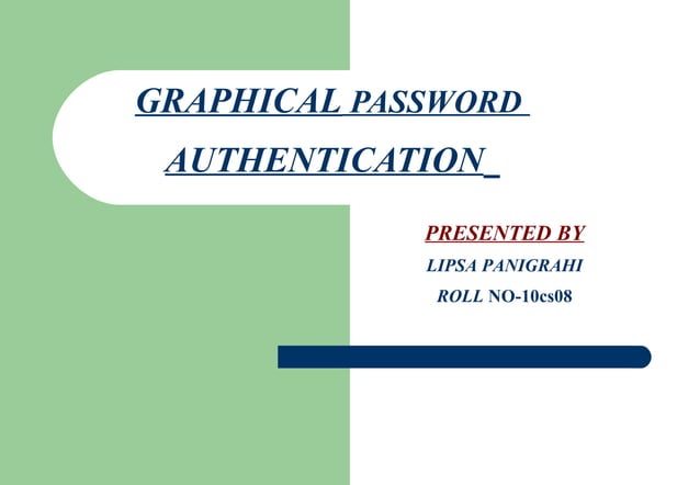 Graphical password | PPT