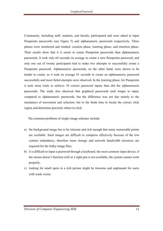 Presentation on Graphical password-technology to make system more ...