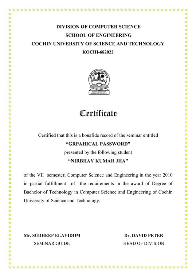 Presentation on Graphical password-technology to make system more secured | PDF | Graphics ...