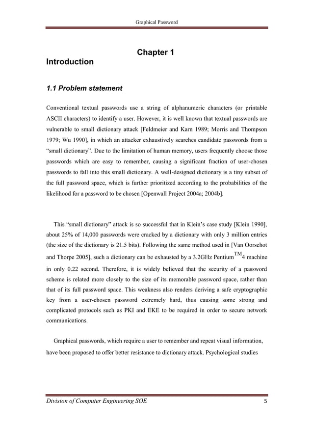 Presentation on Graphical password-technology to make system more secured | PDF | Graphics ...