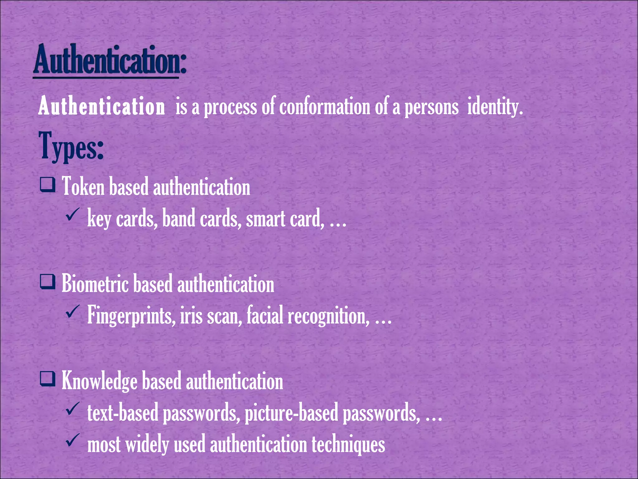 Graphical password authentication | PPT