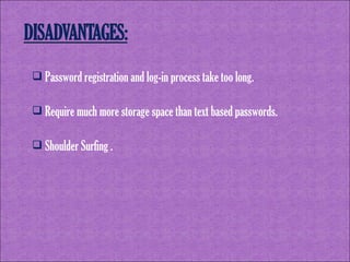 Graphical password authentication | PPT