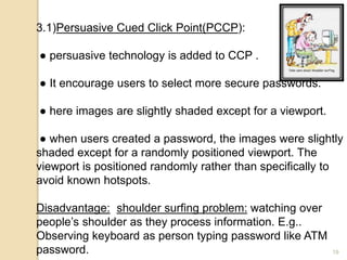 Graphical password authentication | PPTX | Internet | Computing