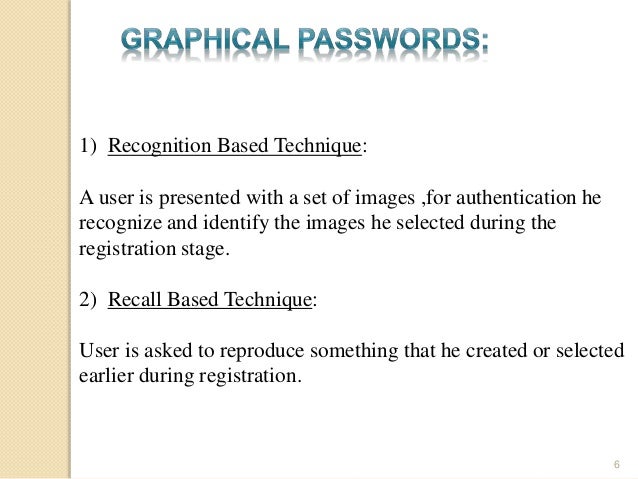 Graphical Password Authentication