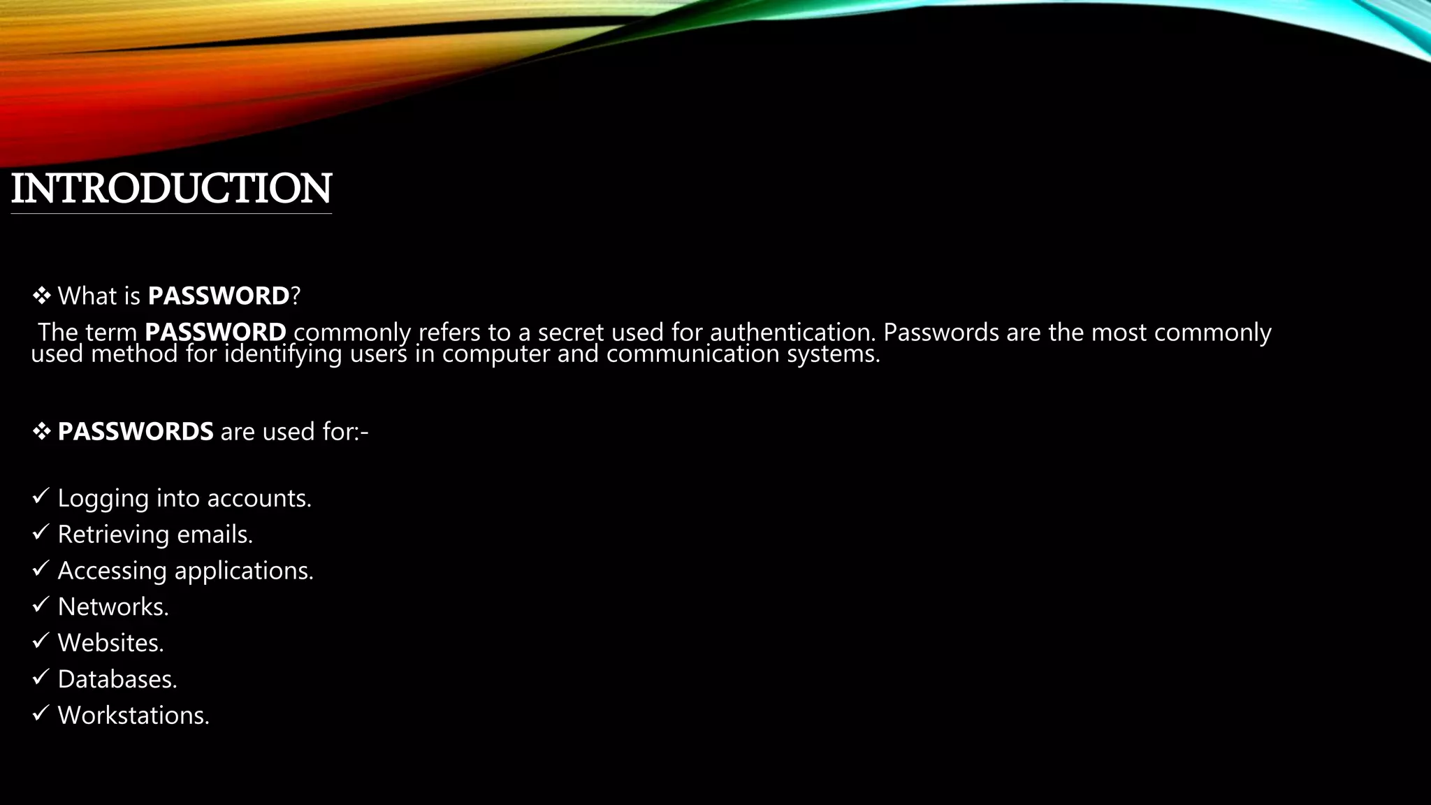 Graphical password authentication | PPT