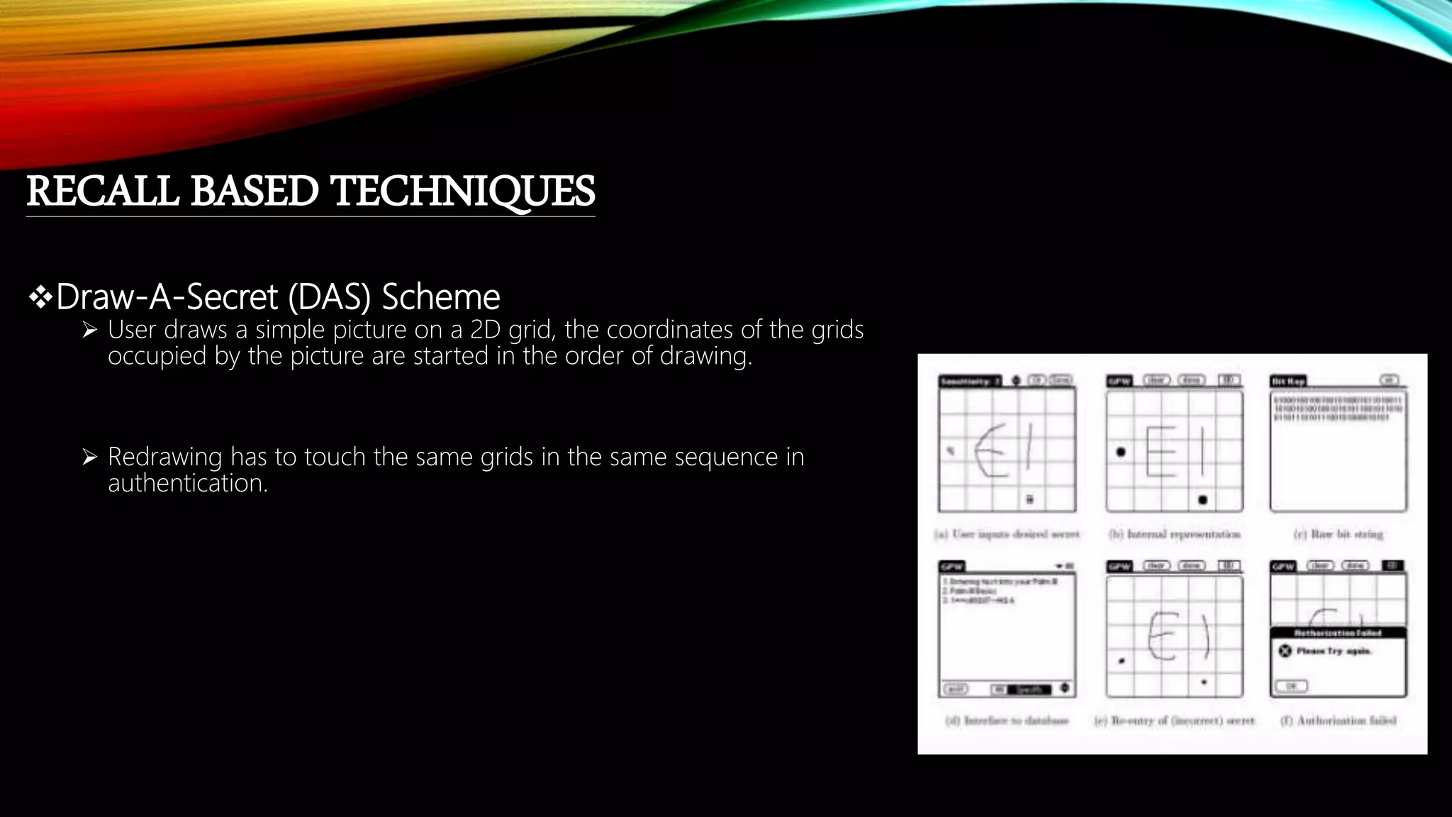 Graphical password authentication | PPT