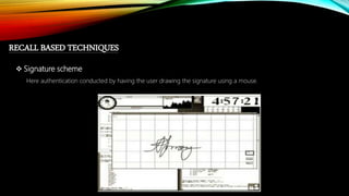 Graphical password authentication | PPT