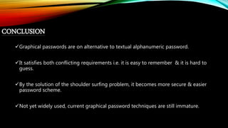 Graphical password authentication | PPT