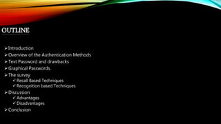 Graphical password authentication | PPT