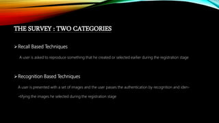 Graphical password authentication | PPT