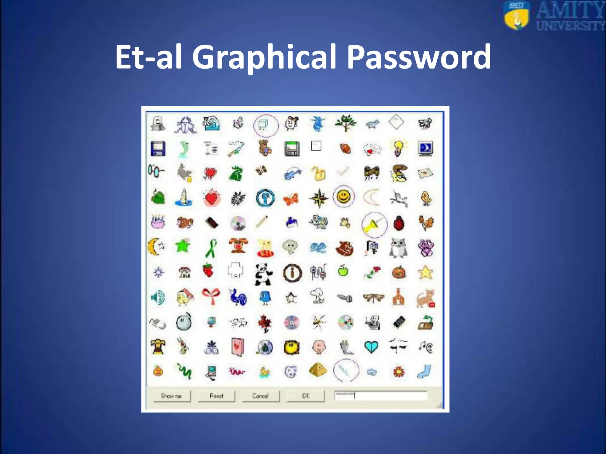 Graphical password authentication system with association of sound | PPTX | Databases | Computer ...