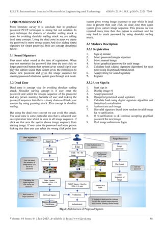 Graphical password authentication using pccp with sound signature | PDF