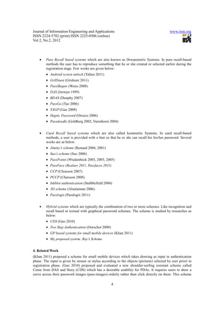 Graphical password based hybrid authentication system for smart hand ...