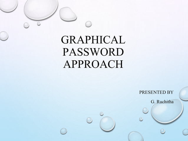 Graphical password | PPT