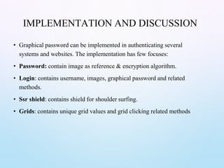 Graphical password | PPT