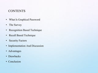 Graphical password | PPT