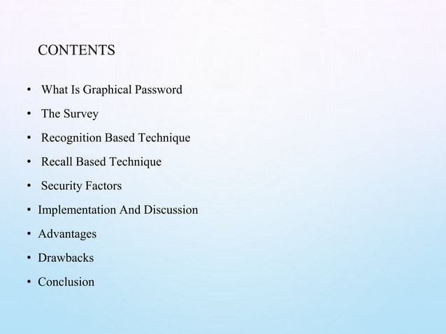 Graphical password | PPT