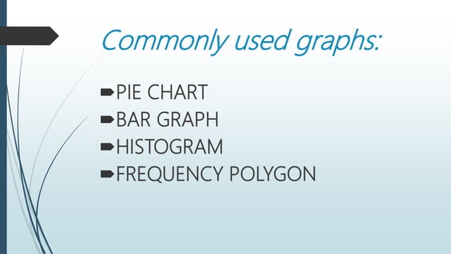 Graphical presentation of data | PPTX | Maps & Navigation