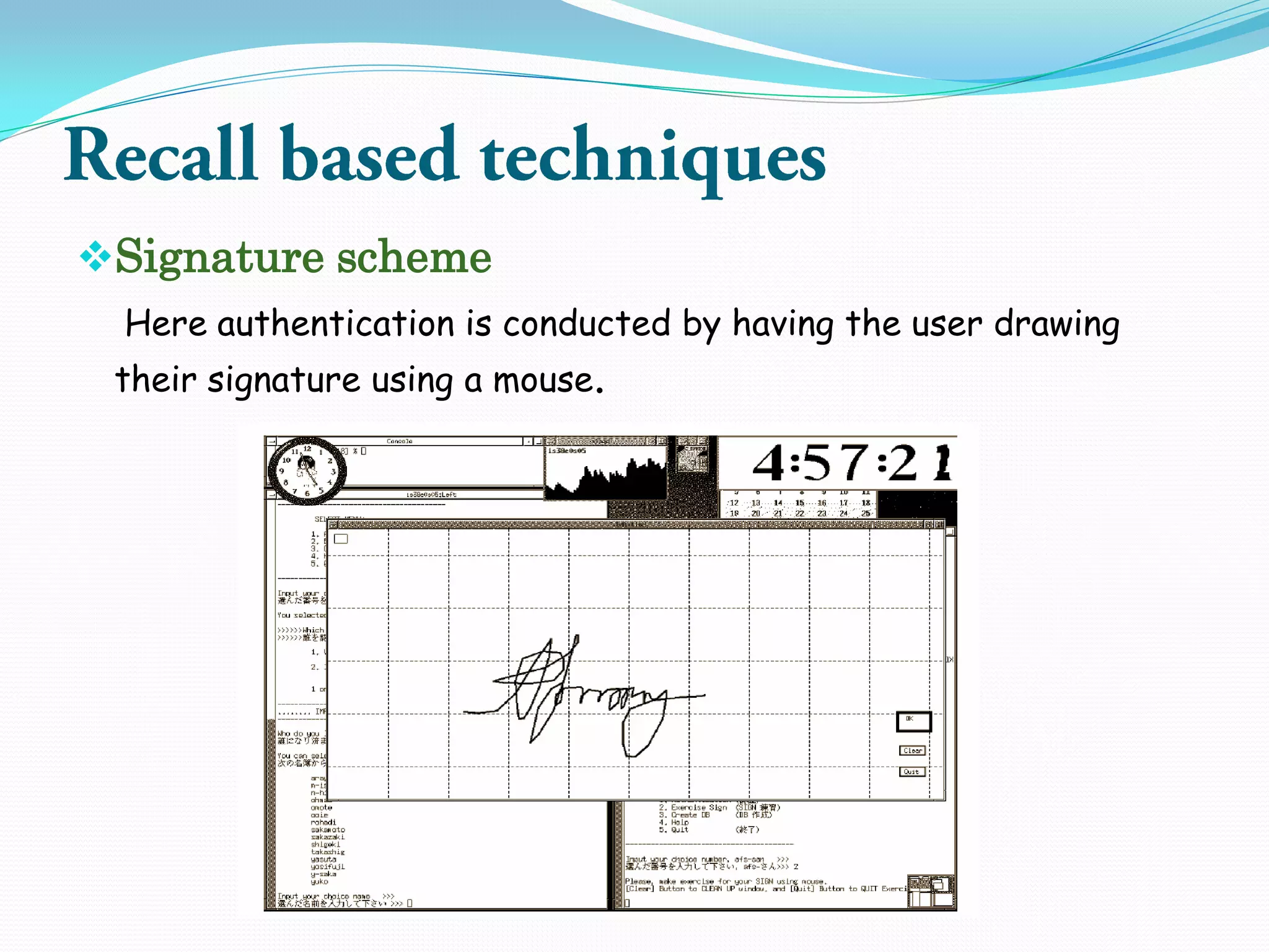 Graphical password authentication | PPTX