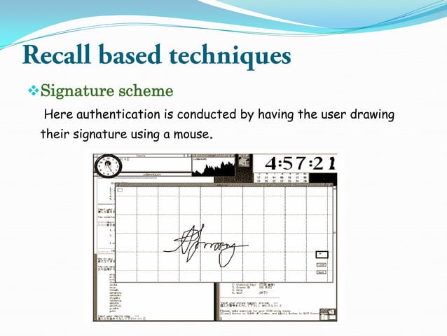 Graphical password authentication | PPTX