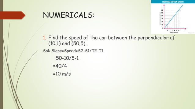 GRAPHICAL REPRESENTATION OF MOTION💖.pptx | Physics | Science