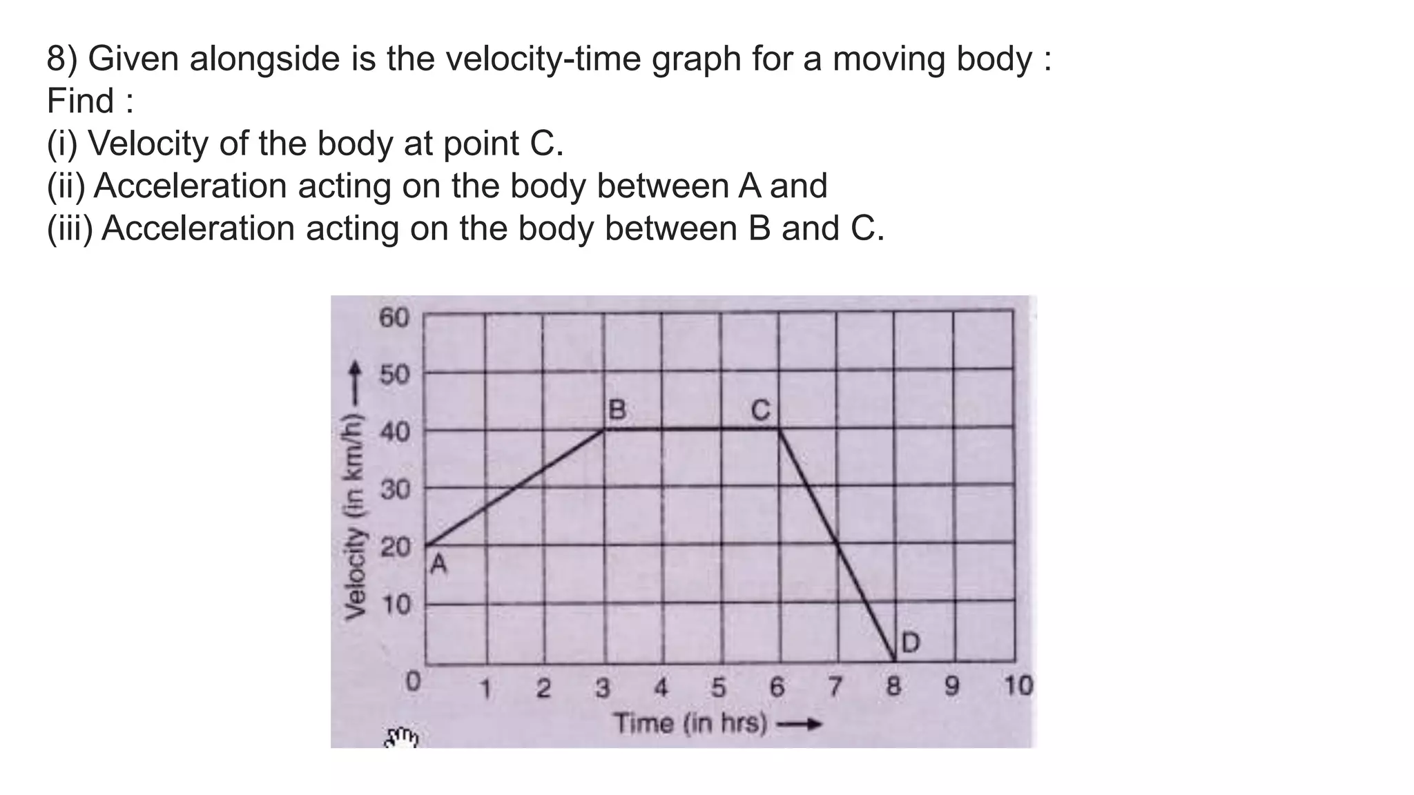 Graphical representation of motion ppt | PPTX