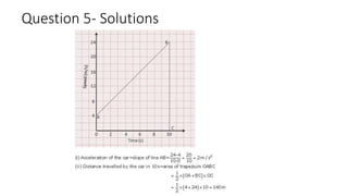 Graphical representation of motion ppt | PPTX