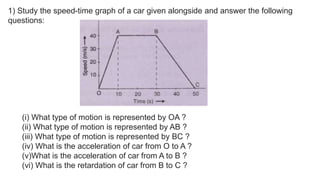 Graphical representation of motion ppt | PPTX