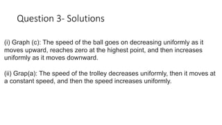 Graphical representation of motion ppt | PPTX