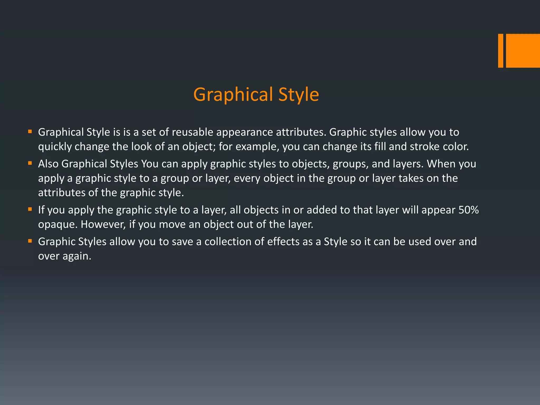 Graphical styles | PPT
