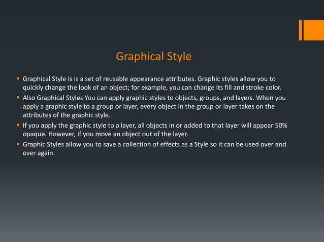 Graphical styles | PPT