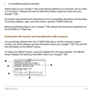 Graphic calculator ti voyage 200 guidebook | PDF