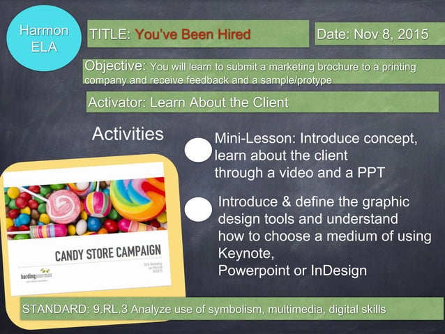 Enrichment ELA Graphic Design | PPT