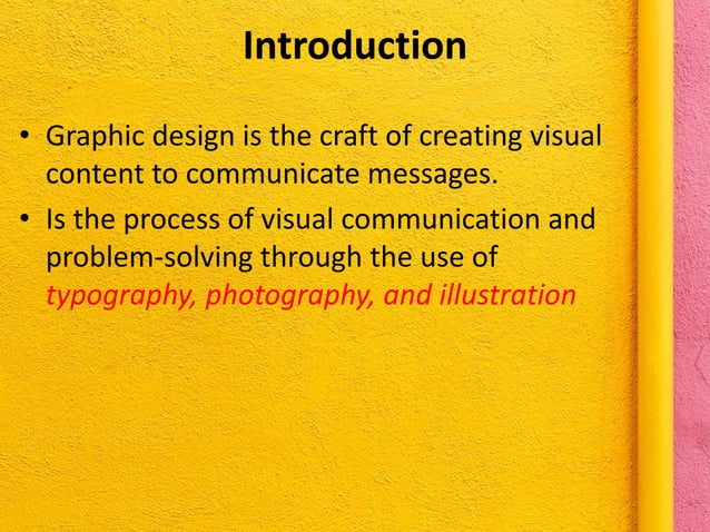 Graphic design in VISCOM | PPT