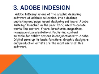 exploring the world of graphic designing | PPTX | Graphics Software ...