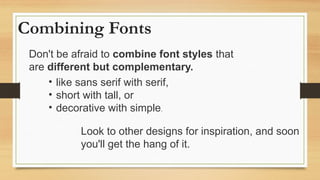 GRAPHIC DESIGN.pptx Graphic Designing, Typography and Colors, Common ...