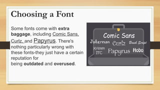 GRAPHIC DESIGN.pptx Graphic Designing, Typography and Colors, Common ...