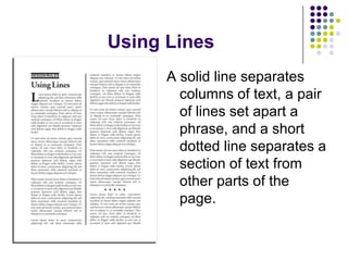 Graphic Design - Lines | PPTX