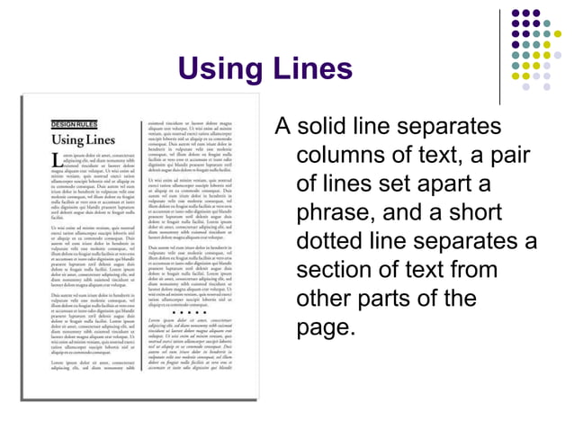 Graphic Design - Lines | PPT