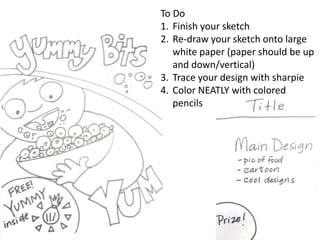 Cereal Box Coloring Page