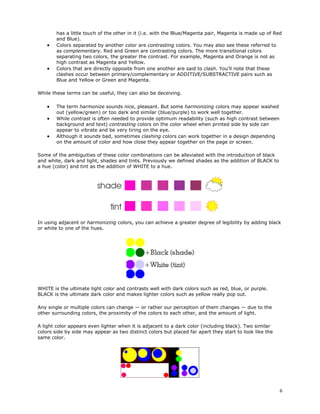 Graphic Design Colors | PDF