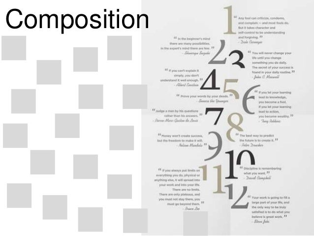 Graphic design composition