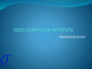 Graphic Design Course Mahad | PPT