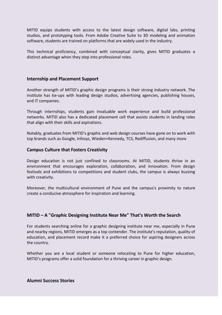 Graphic Design Courses Pune Insights from MIT Institute of Design ...