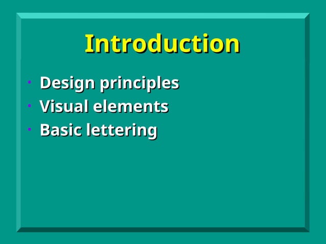 Graphic Design Elements abcvef abcdff bd | PPT