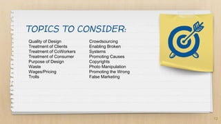 Ethics in Graphic Design | PPT