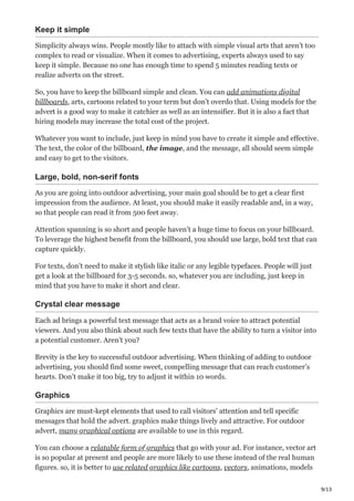 Billboard design company | PDF