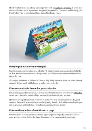 Best calendar design | PDF