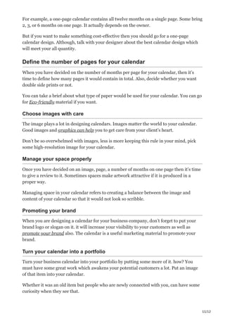 Best calendar design | PDF